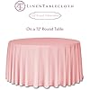 Amazon.com: LTC LINENS Gold Round Tablecloth - 132 Inch Round ...