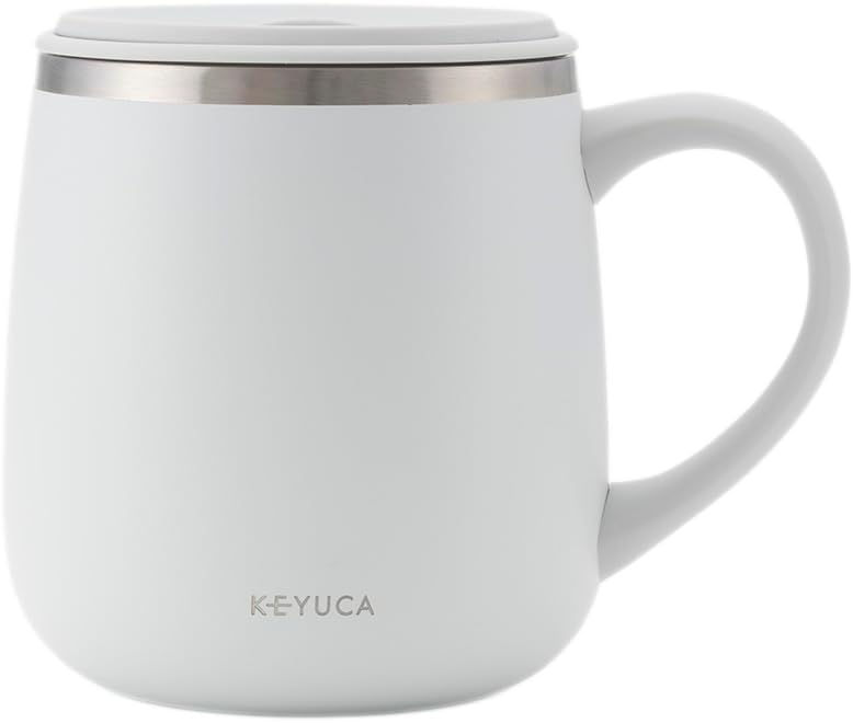 Amazon.co.jp: [ケユカ] KEYUCA pomaステンレスマグ 400ml フタ付き ライトブルー : ホーム＆キッチン