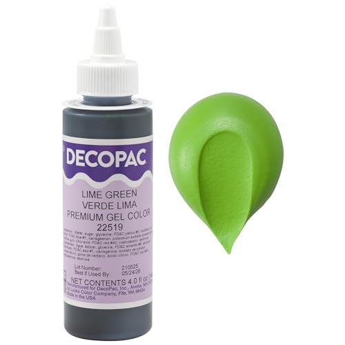 Snapklik.com : DecoPac Lime Green Trend Premium Gel Color Cake Decorations
