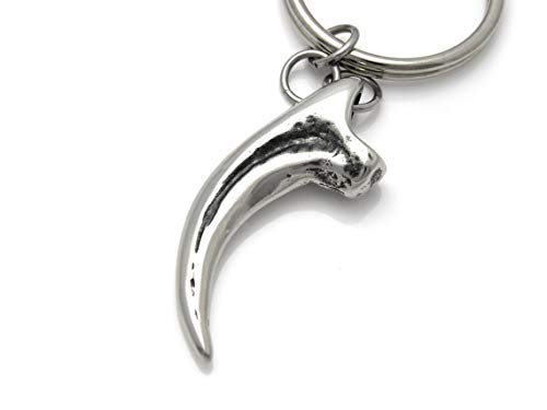Amazon.com: Handmade Velociraptor Claw Keychain in Pewter : Handmade ...
