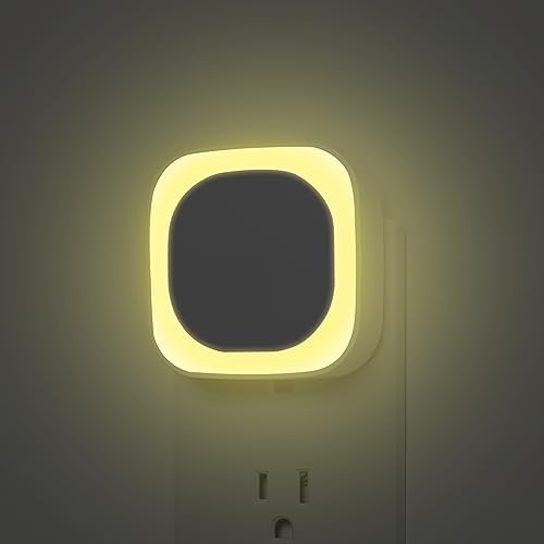 AUVON Plug-in LED Backlit Night Light with Motion Sensor & Dusk to Dawn ...