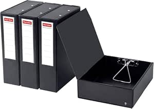Jewett Box File, Box File Folder, Durable PVC & Hardboard, Spine for ...