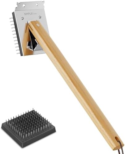 Amazon.com: Cuisinart Stainless Steel 16.5" Long Handle Grill Cleaner ...