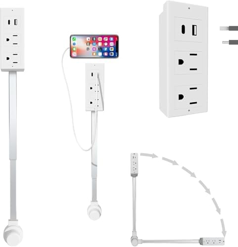 Amazon.com: EZ Outlet Electrical Outlet Extender. Access Hard-to-Reach ...