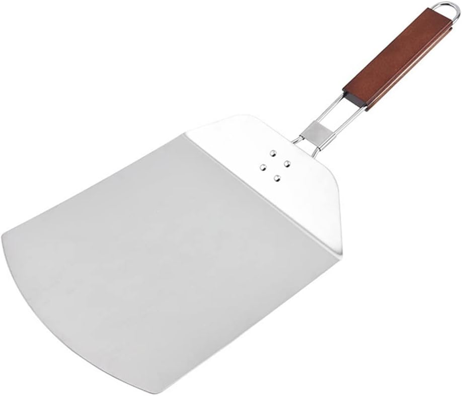 Amazon.com: Stainless Steel Pizza Peel Foldable Handle Rectangular ...