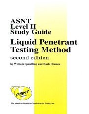 Amazon.co.jp: ASNT Level II Study Guide: Liquid Penetrant Testing ...