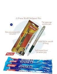 Rorito Jottek Matica LX Click Ball Pen Pack of 6 Pen & 10 Refills Blue+ ...
