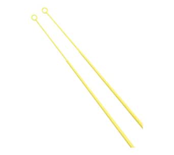 Thomas TL0010 Yellow Polystyrene Inoculating Loop, 3mm ID, 22.7cm ...