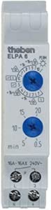 Theben ELPA 6 - Elektronischer Treppenlicht-Zeitschalter, mit 10 wählbaren Funktionen - 0060002 ...