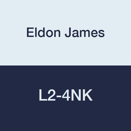 Eldon James L2-4NK Natural Kynar Threaded Elbow, 1/8-27 NPT Thread to 1/4" Barb (Pack of 10 ...