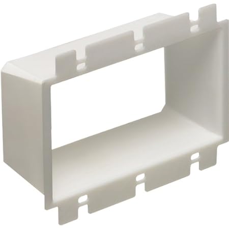 Arlington BE1-2 Electrical Outlet Box Extender, 1-Gang, White, 2-Pack ...