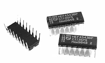 HEF4543BP (CD4543BCN) Seven Segment Decoder/Driver 4543 IC (2 pieces ...
