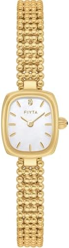 Amazon.com: FIYTA Women's Watch - Luxury Gold Small Square Watch with ...
