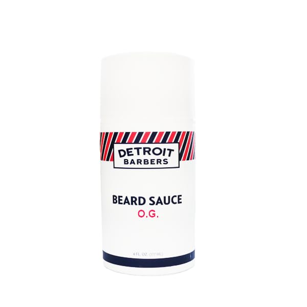 Amazon.com : DETROIT BARBERS Beard Sauce Leave-In Beard Conditioner ...