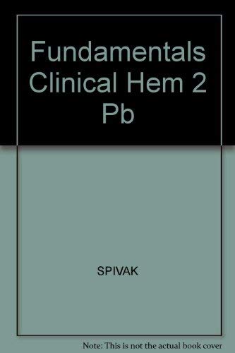 Fundamentals of clinical hematology: 9780061424663: Amazon.com: Books
