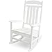 Amazon.com: POLYWOOD R100WH Presidential Rocking Chair, White