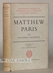 Amazon.com: Matthew Paris.: 9780521066716: Vaughan, Richard: Books