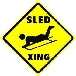 Amazon.com: Texsign SLED Crossing Sign * Street Transportation : Home ...