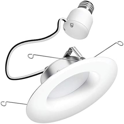 GE 1-Pack Refresh 65-Watt Equivalent White Dimmable LED Recessed ...