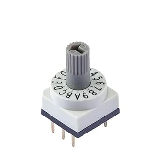 SHUTIQ 1 PCS 10X10 Handle 16-Speed Coding Switch, Rotary Coding Switch ...