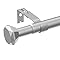 Amazon.com: GEEBOBO Silver Curtain Rods for Windows 66 to 120 Inch, 1 ...