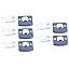 Latch Strike Plate, 5 Pack Stainless Steel D Shaped Door Striker Keep ...