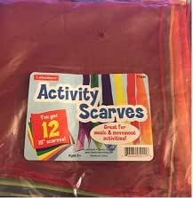 Amazon.com: Activity Scarves - Set of 12 scarves. Get children moving ...