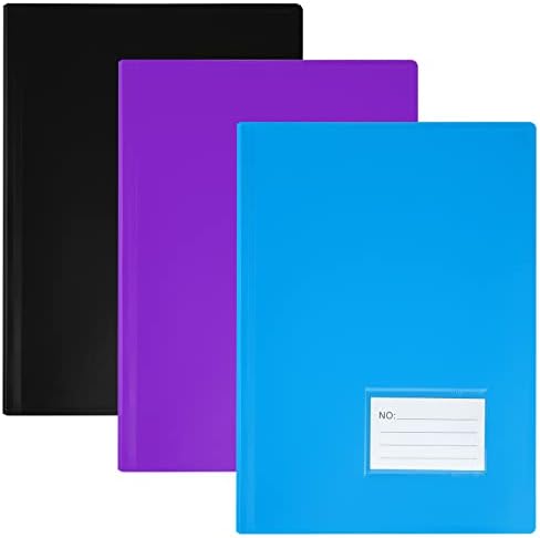 Display Book A4 Display Folders - Presentation Project Folder Plastic ...