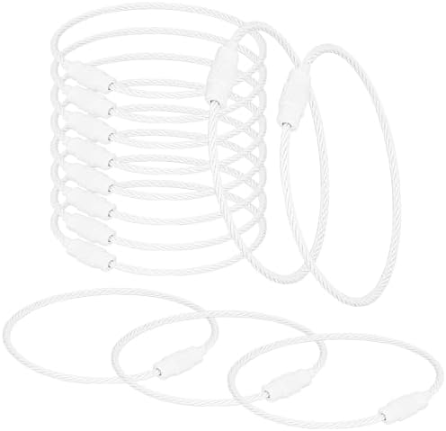 Amazon.com: 20 Pack Stainless Steel Key Rings Large Key Ring 6 Inch ...