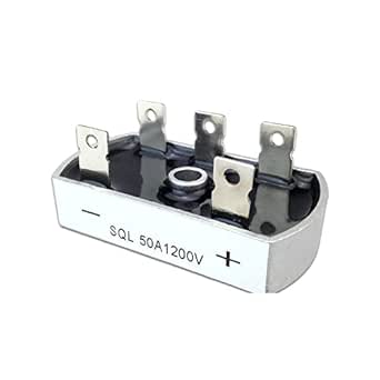 50A 1200V Aluminum Metal Case 3 Phase Diode Bridge Rectifier 50Amp ...