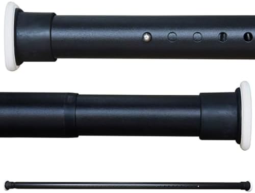 Rumyve 2pcs Telescopic Spring Tension Rod,Extensible Curtain Rod ...