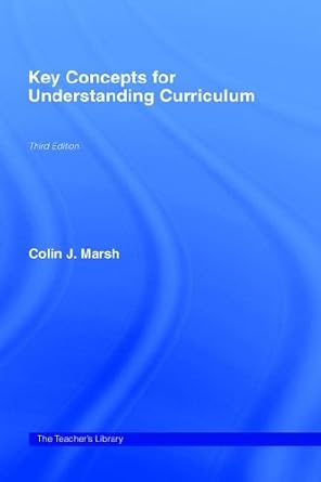 Buy Key Concepts for Understanding Curriculum (Teachers' Library) Book ...