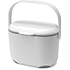 Addis 2.5L Compost Caddy - White & Metallic : Amazon.co.uk: Home & Kitchen