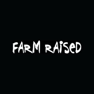 Amazon.com: FARM RAISED Sticker Car Truck Tractor Animal Vinyl Decal ...