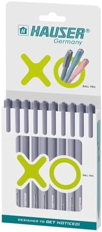 Hauser Germany Xo 0.7Mm Ball Pen Box Pack | Sleek Body & Minimalistic ...