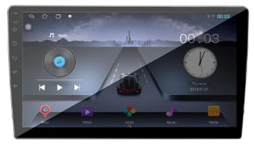 PB06 9 Inch HD Android Double Din Stereo Player 12 Android Version ...