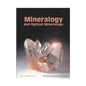 Mineralogy And Optical Mineralogy Pap/Dvdr edition by Dyar, Melinda ...