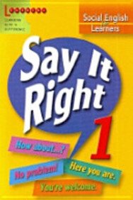 Amazon.in: Buy Say It Right 1 Book Online at Low Prices in India | Say ...