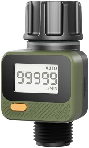 Amazon.com: RAINPOINT Smart Garden Hose Water Flow Meter with Real-Time ...