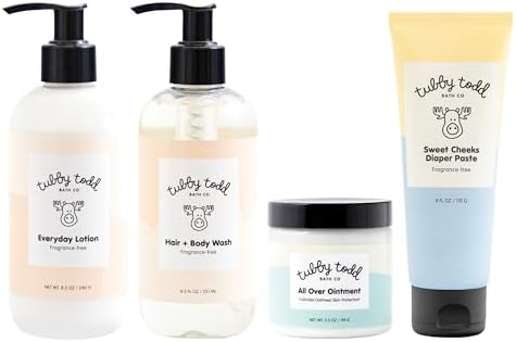 Amazon.com: TUBBY TODD Baby Bath & Skincare Kit - The Baby Bundle ...