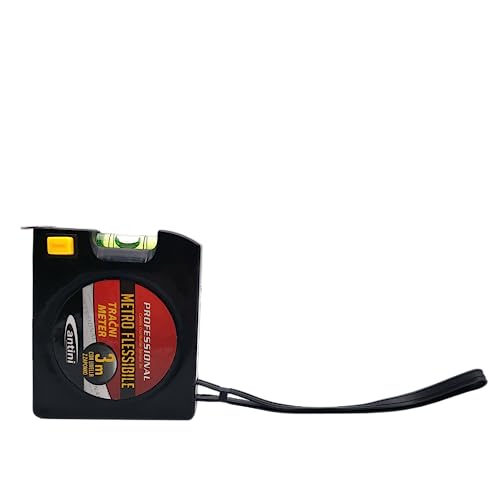 Flexible Tape Measure with Spirit Level, Tape Measure 3m, Self Locking ...