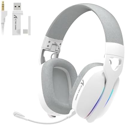 Amazon.com: ATTACK SHARK L90 Ultra-Light Wireless Headset,RGB,Foldable ...