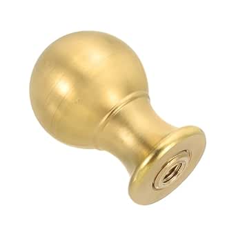 PATIKIL 25 x 37.5mm Lamp Finials Caps Knob, 1 Set Solid Brass Lamp ...