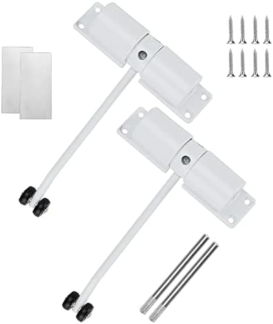 8 Packs Universal Butterfly Spring Door Closer Self-Closing with Rubber ...