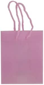 Amazon.com: 24 Small Pink Plastic Gift Bags 5 1/2" : Health & Household