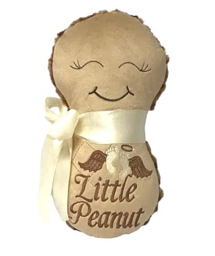 Amazon.com: Little Peanut with Angel Wings Brown/Tan Plush Peanut Baby ...