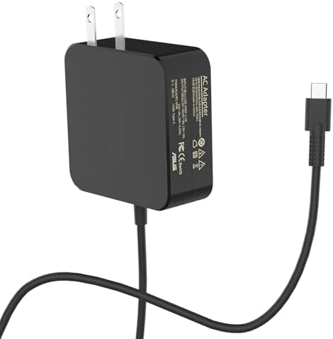 Amazon.com: Genuine 65W USB C ADL-65A1 Adapter fit for Asus ZenBook 13 ...