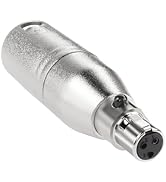 Amazon.com: QIANRENON XLR Male Threaded Fixing Solder Adapter - 3Pin ...