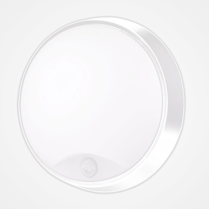 10W LED CCT Tri Colour IP65 Flush Wall Ceiling Mounted Round Circular ...