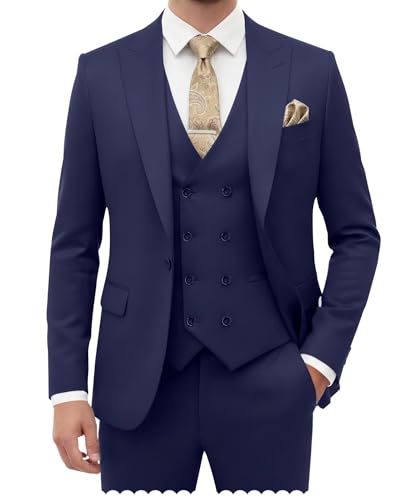 Best Navy Blue Wedding Suits for Groom and Groomsmen: A Practical Guide ...